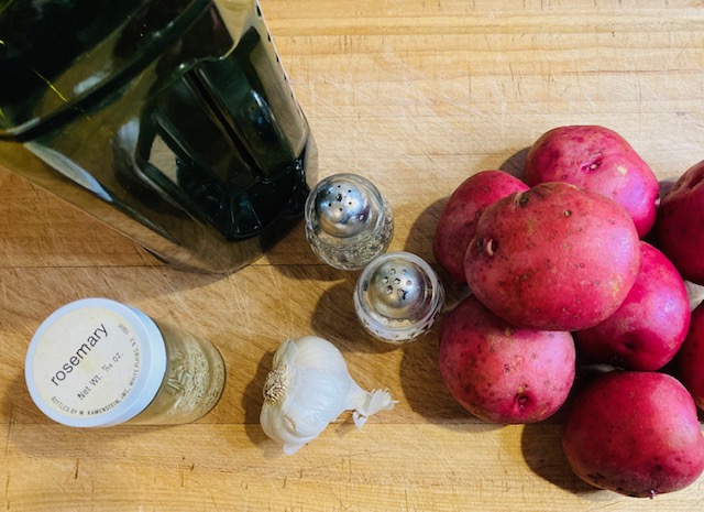 Roasted Red Skin Potatoes with Rosemary - Fluxing Well
