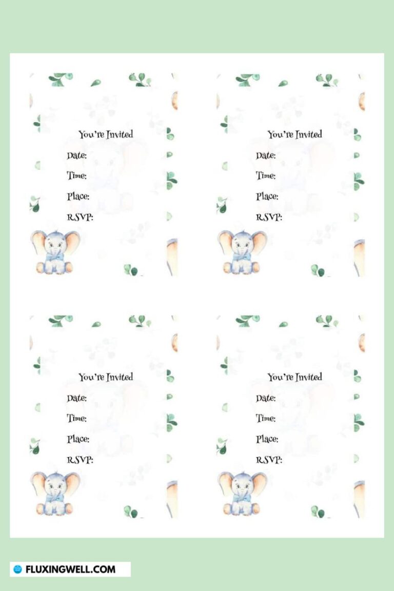 54 Elephant Party Theme Ideas - Fluxing Well