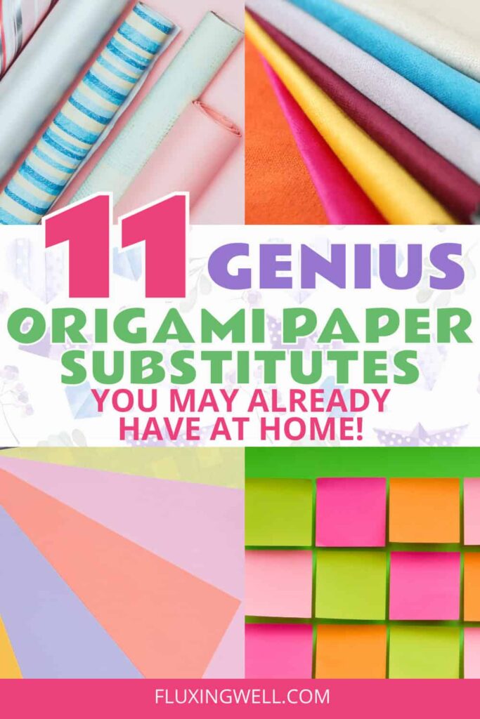 Origami Paper Substitute: 11 Creative Options - Fluxing Well