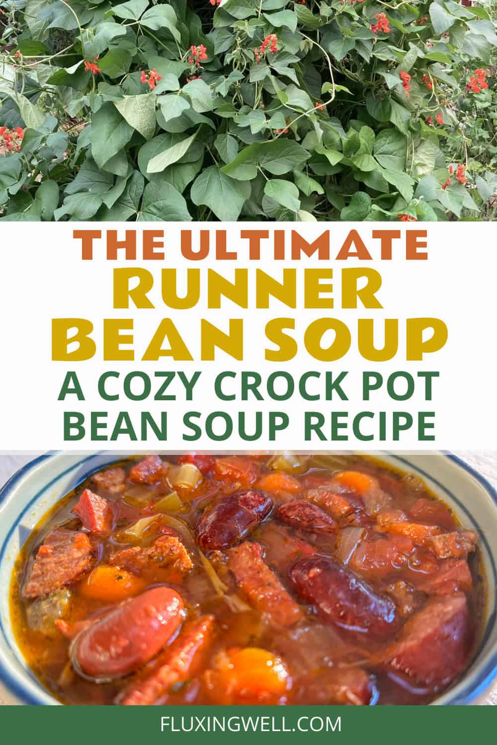 Runner Bean Soup: Easy, Hearty Crock Pot Recipe - Fluxing Well