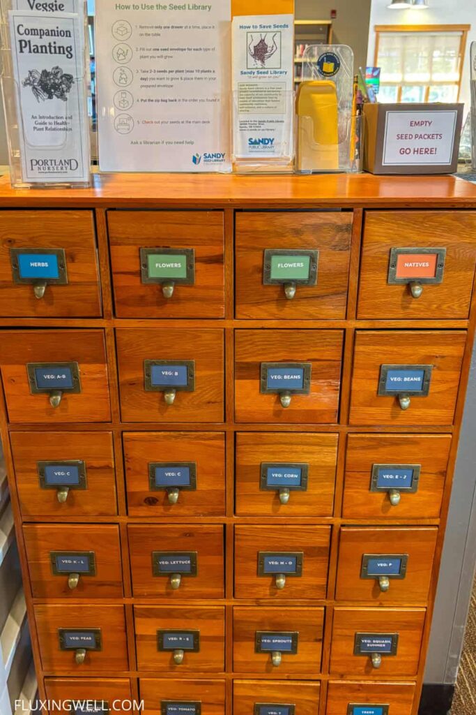 Seed Exchange Library: Easy DIY Ideas - Fluxing Well
