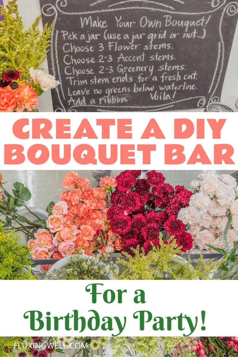 DIY Flower Bar: Easy Steps to a Bouquet Station - Fluxing Well