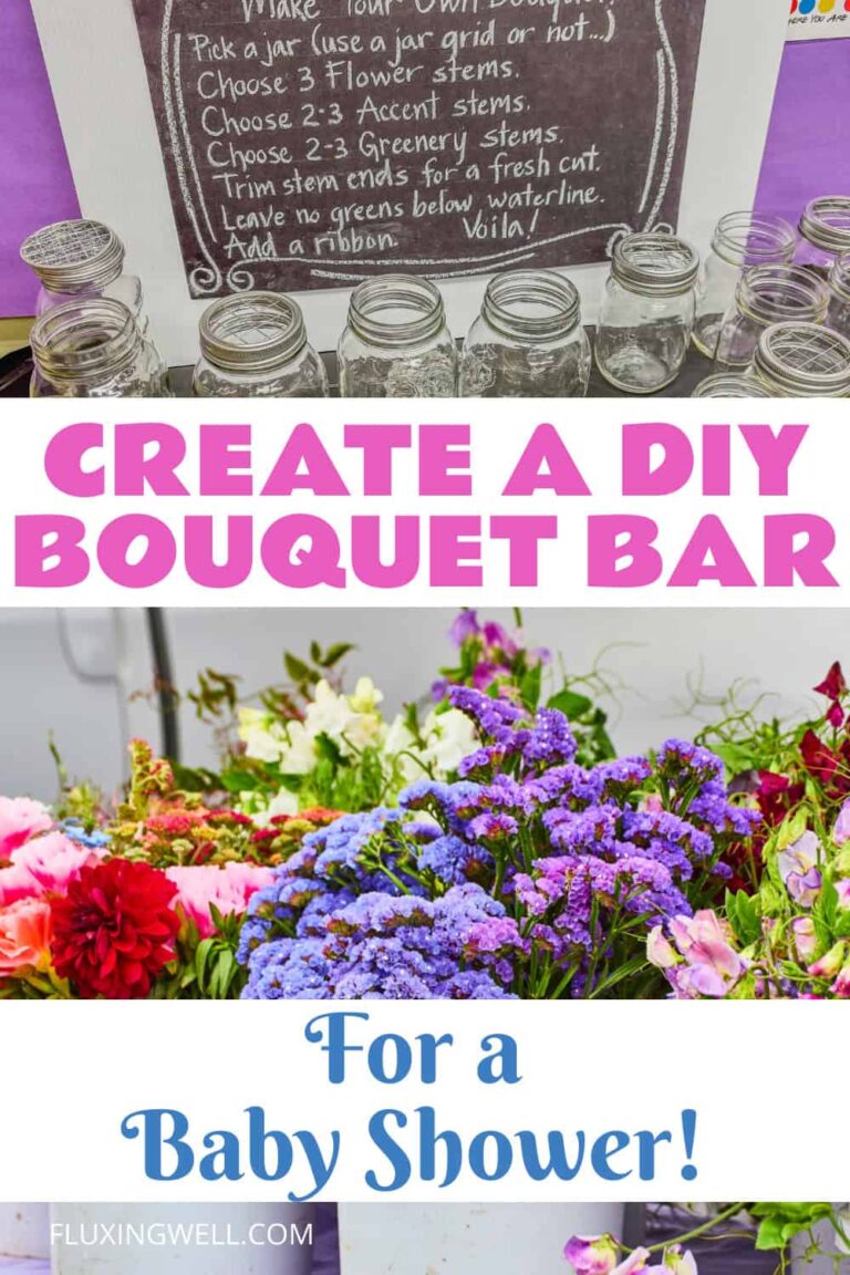 DIY Flower Bar: Easy Steps to a Bouquet Station - Fluxing Well