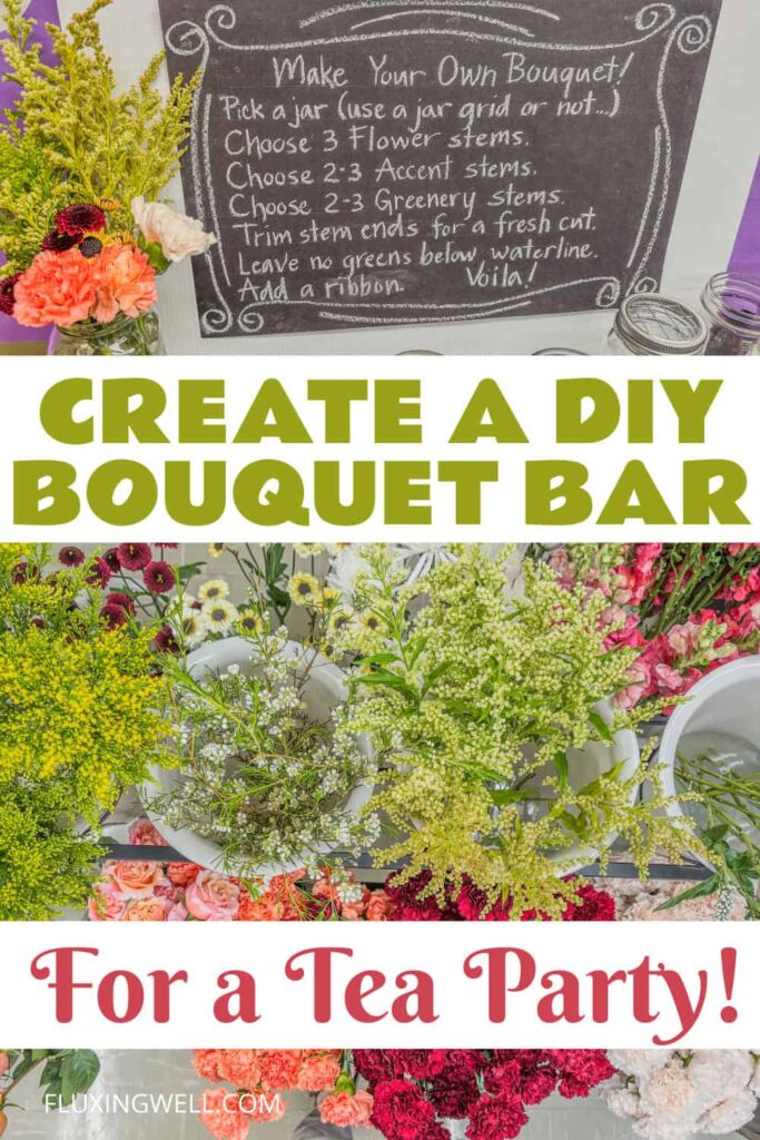 DIY Flower Bar: Easy Steps to a Bouquet Station - Fluxing Well