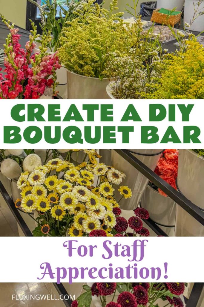 DIY Flower Bar: Easy Steps to a Bouquet Station - Fluxing Well